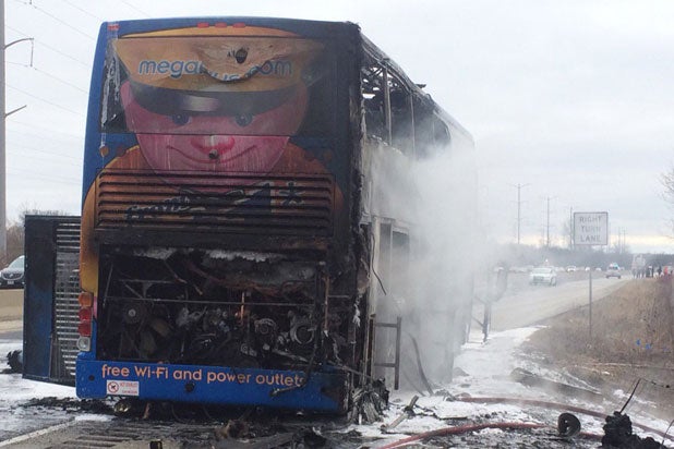 Travel Reporter Live-Blogs Bus Fire - TheWrap